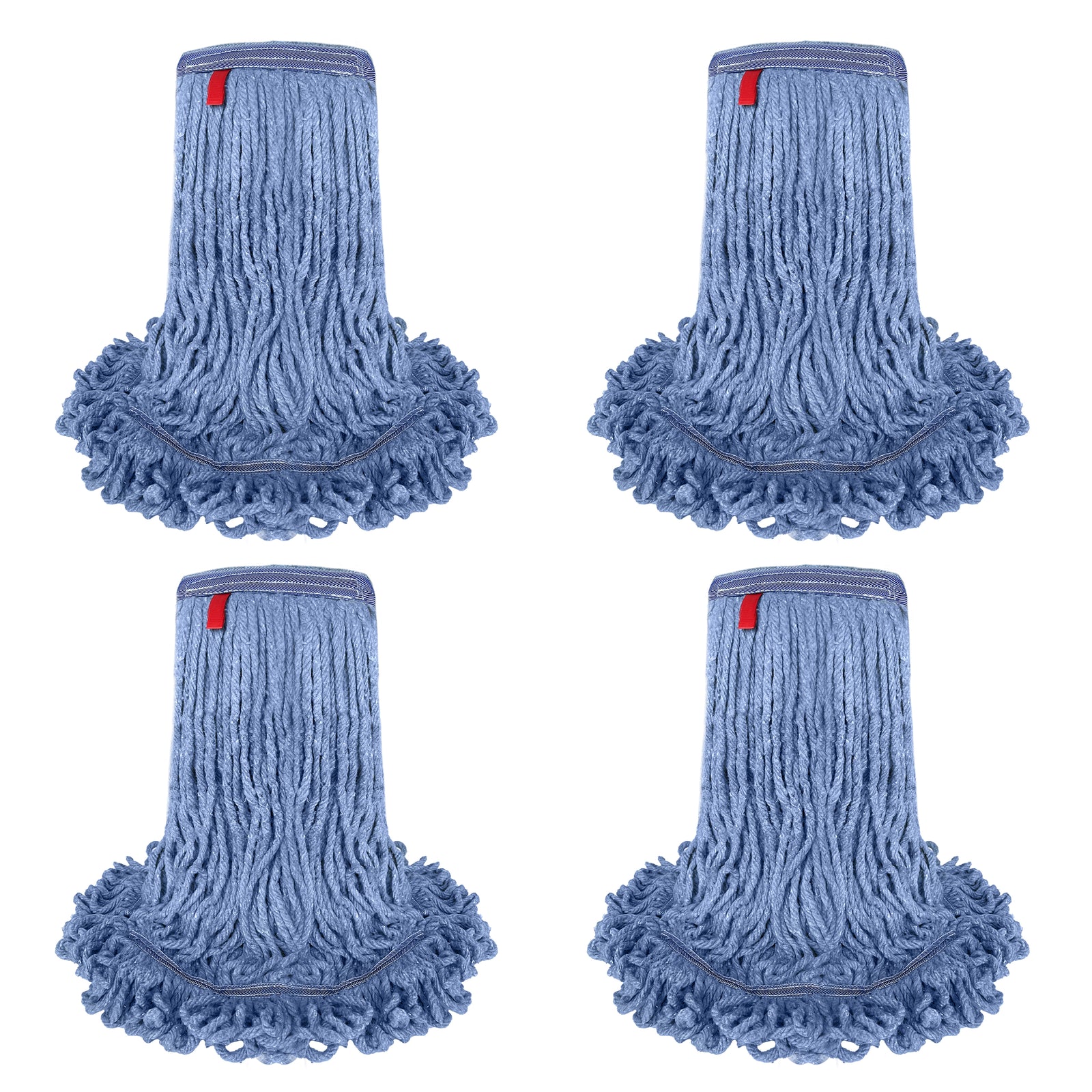 Blended Loop-End Mop Head Replacement – 20 oz Blue – Bison Life