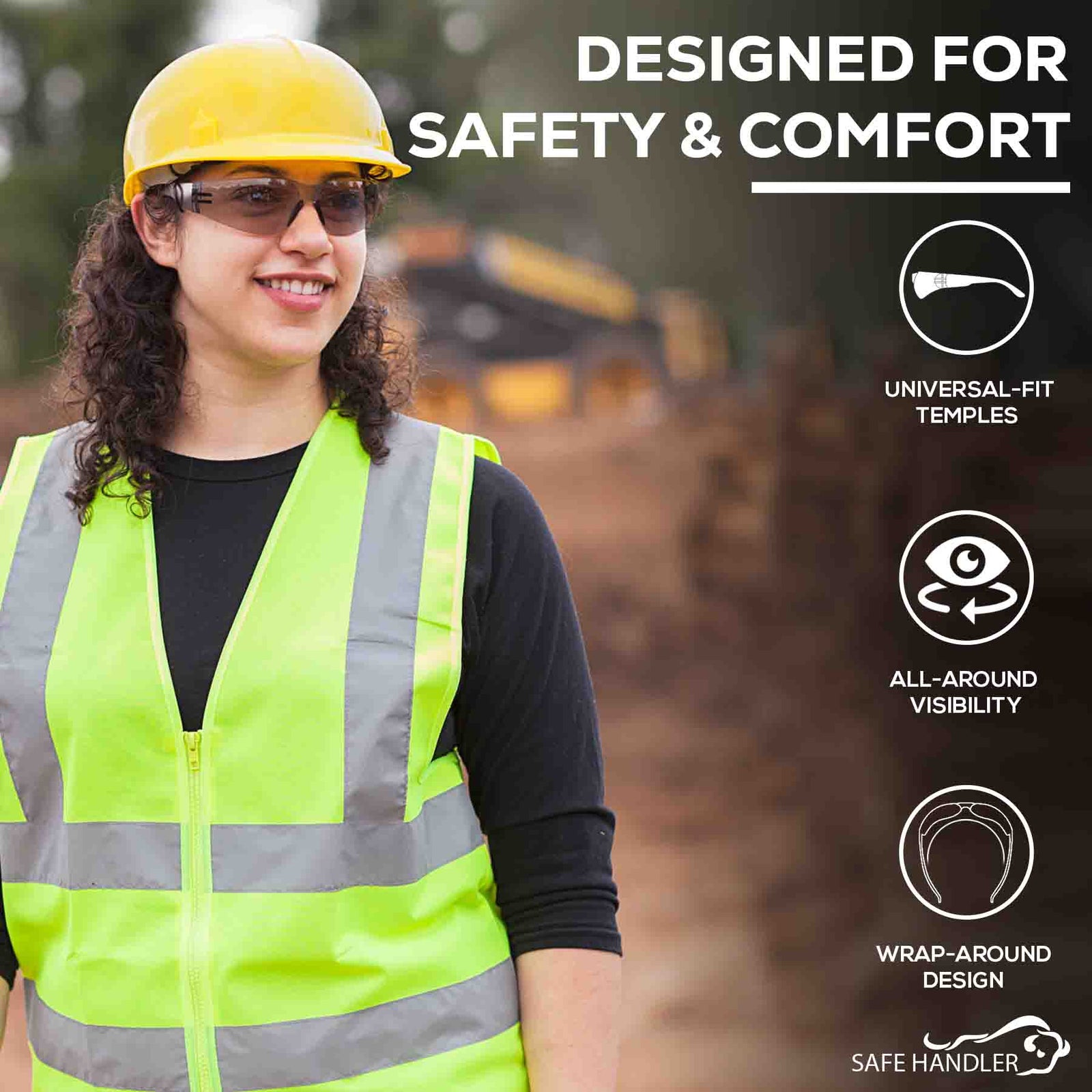 Kristal Full Color Safety Glasses – Bulk Multi-Color Pack – Bison Life