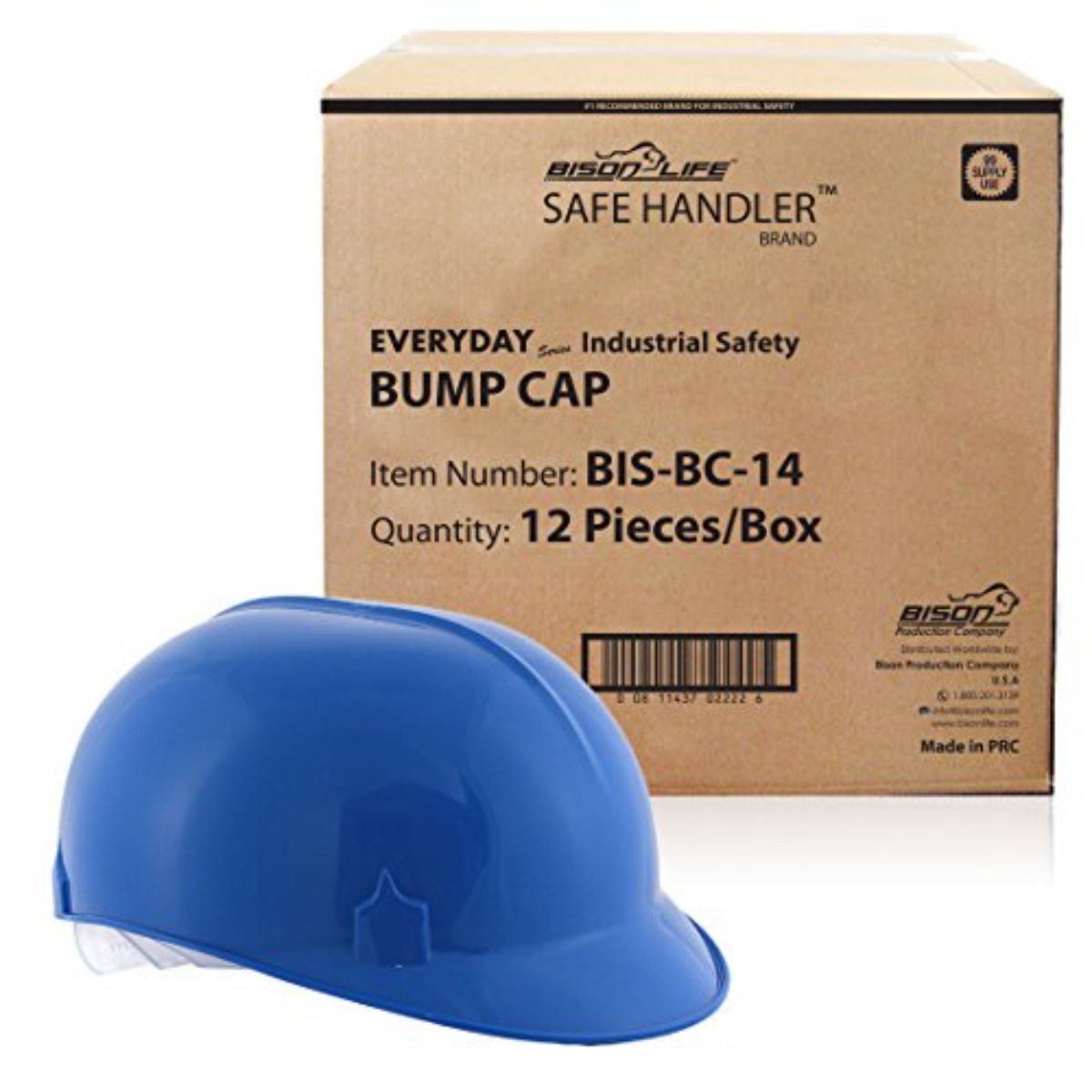 Impact Resistant Bump Cap with 4-Point Pin Lock Suspension – Bison Life